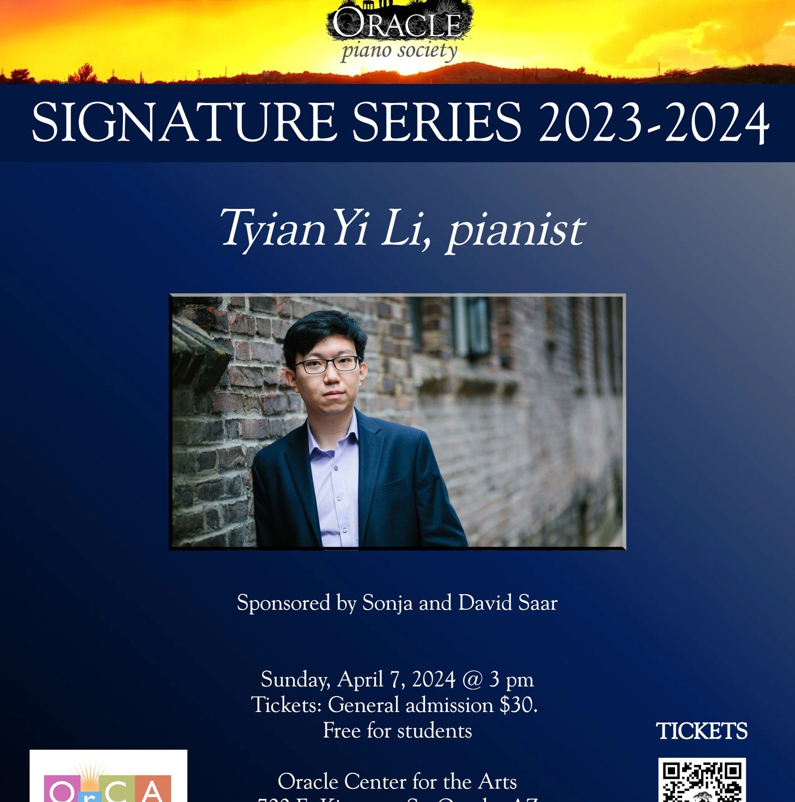 Signature Series: Tyian Yi Li, pianist / KXCI