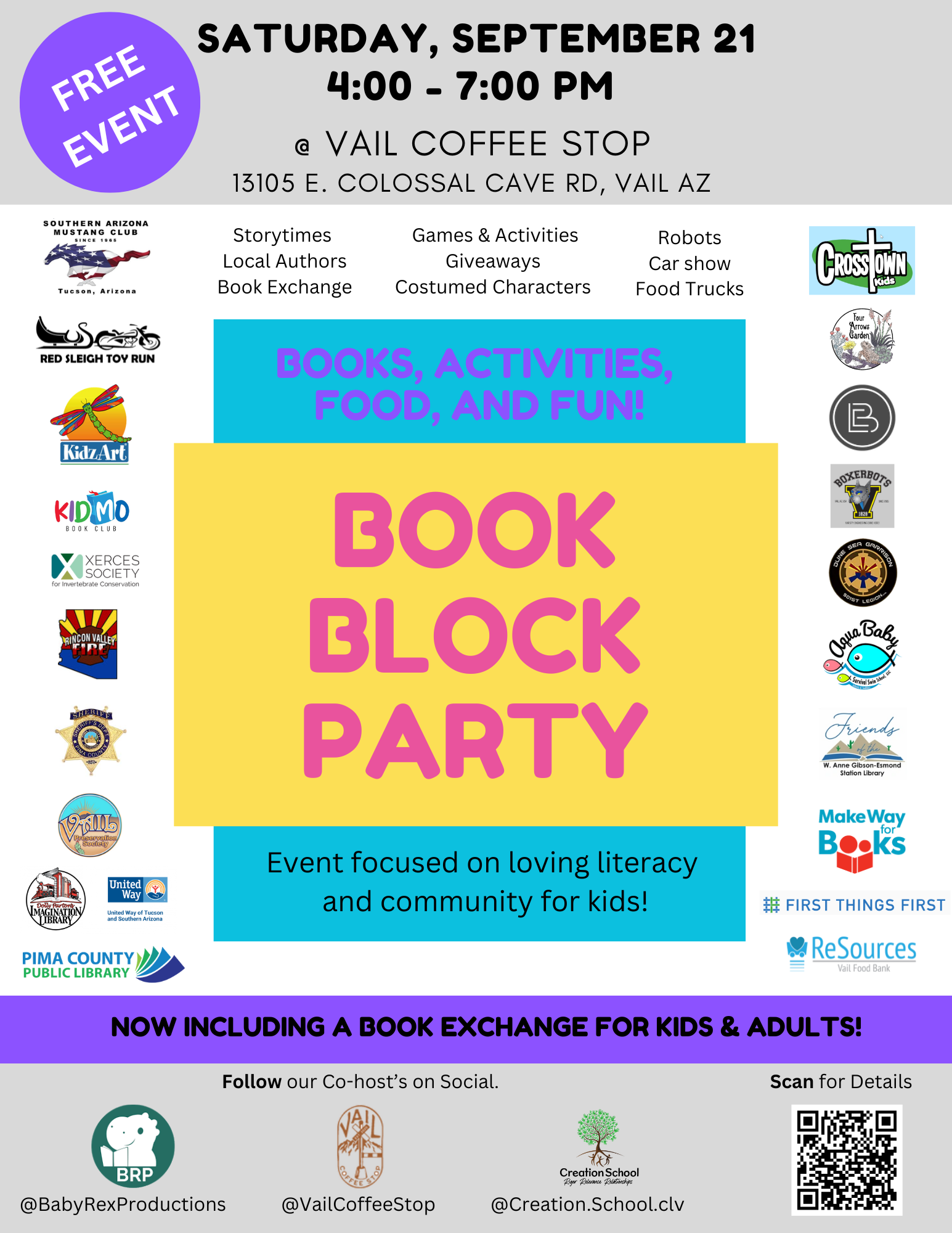 Book Block Party / KXCI