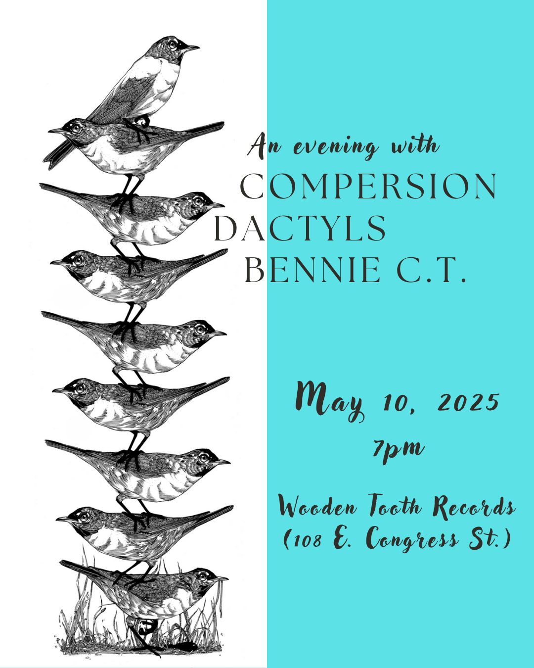 Compersion, Dactyls and Bennie C.T. / KXCI