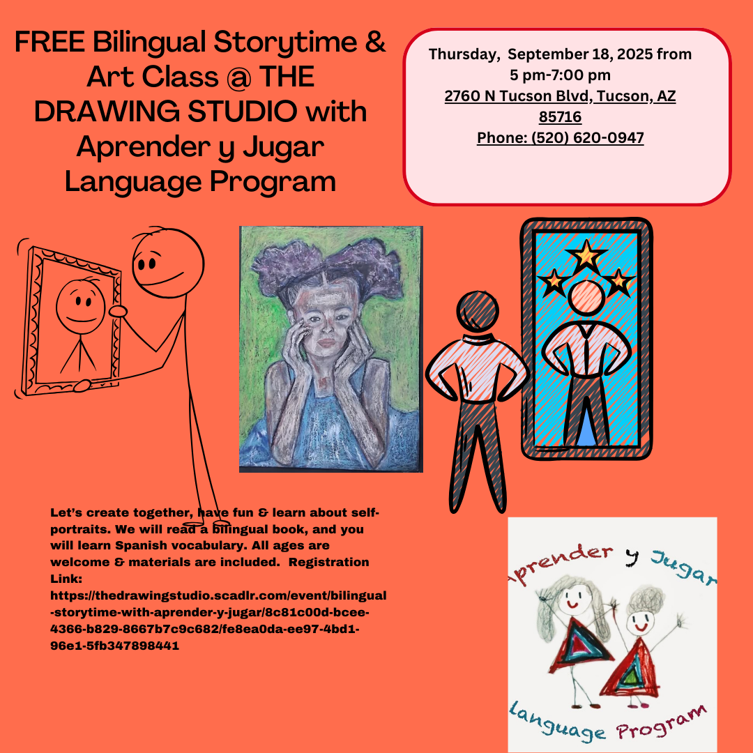 FREE Bilingual Storytime & Art Class @The Drawing Studio with Aprender ...