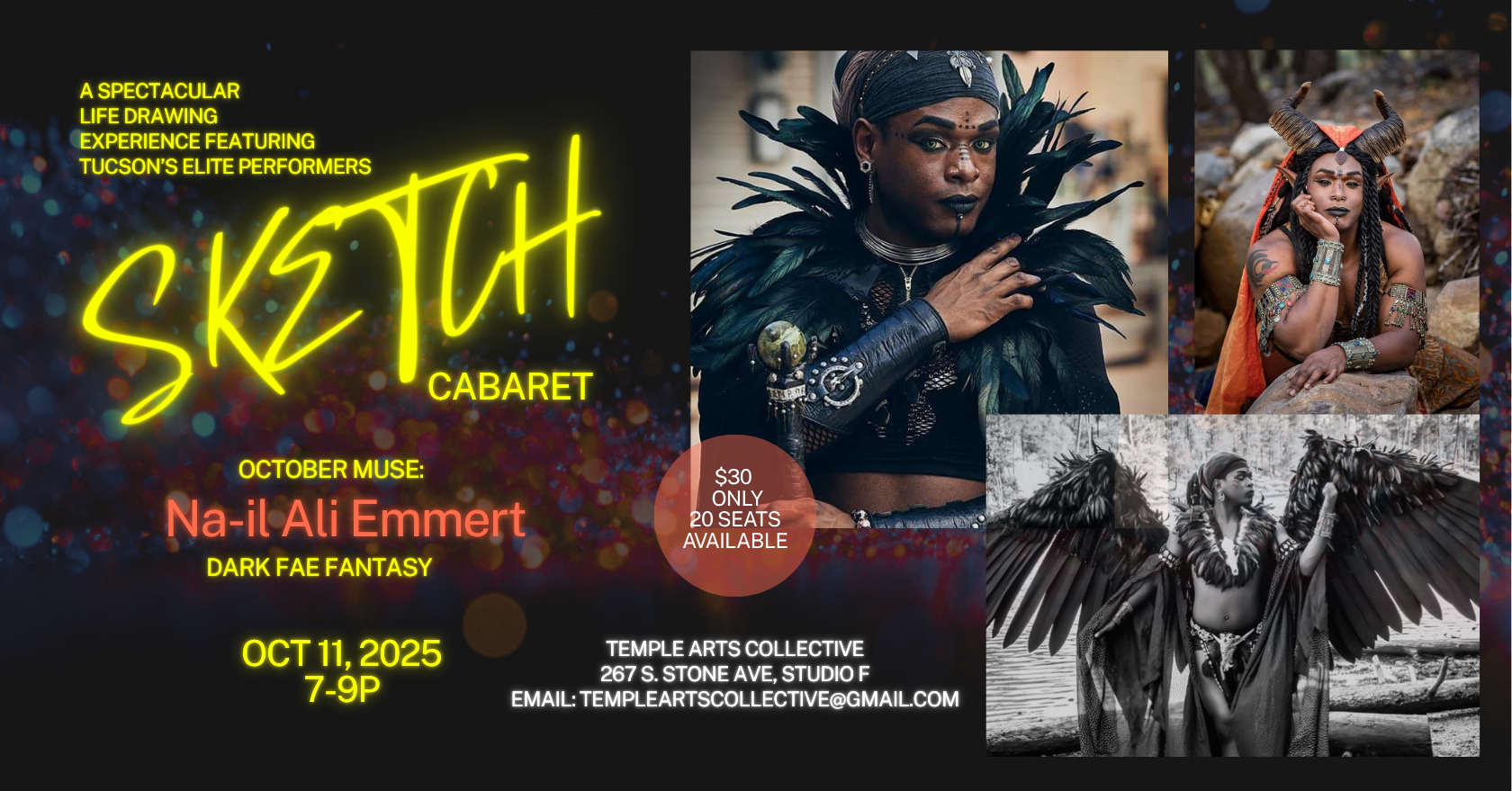 Sketch Cabaret: Tucson’s Fantasy Life Drawing Experience / KXCI