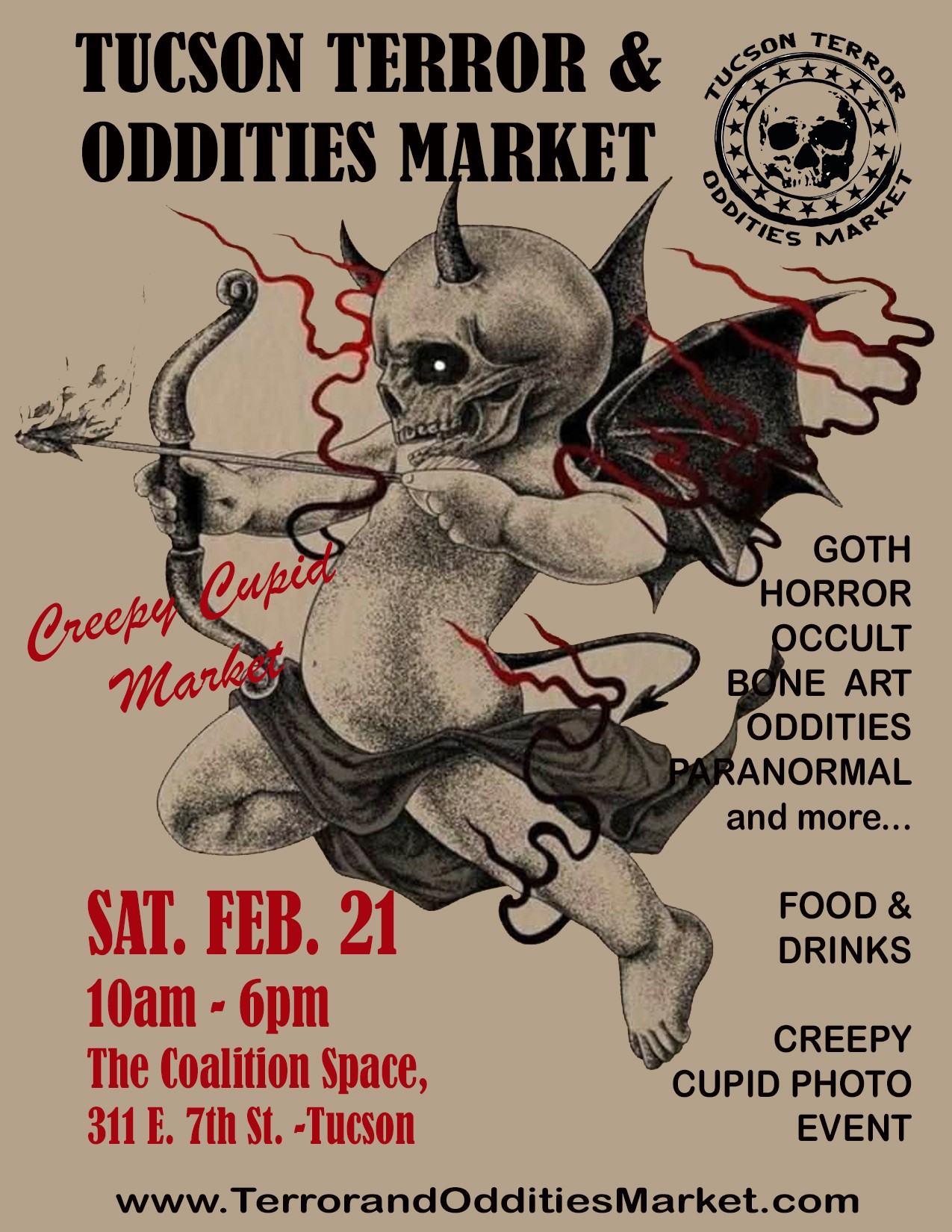 Tucson Terror & Oddities “Creepy Cupid” Market / KXCI